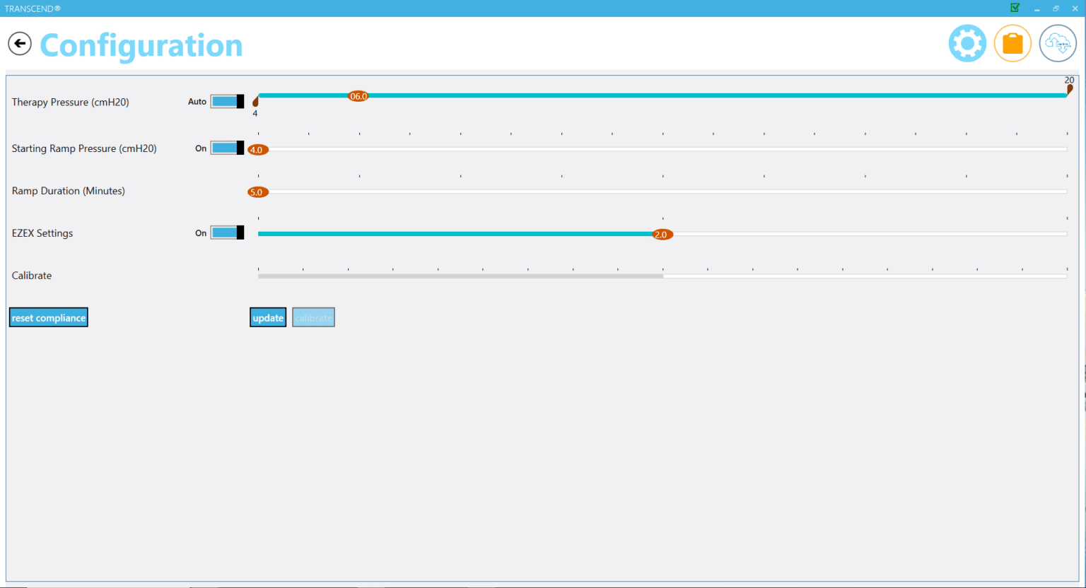 Dealer Desktop Software – Transcend CPAP