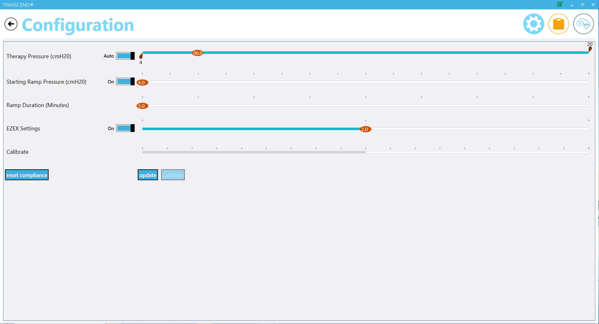 Dealer Desktop Software - Transcend CPAP